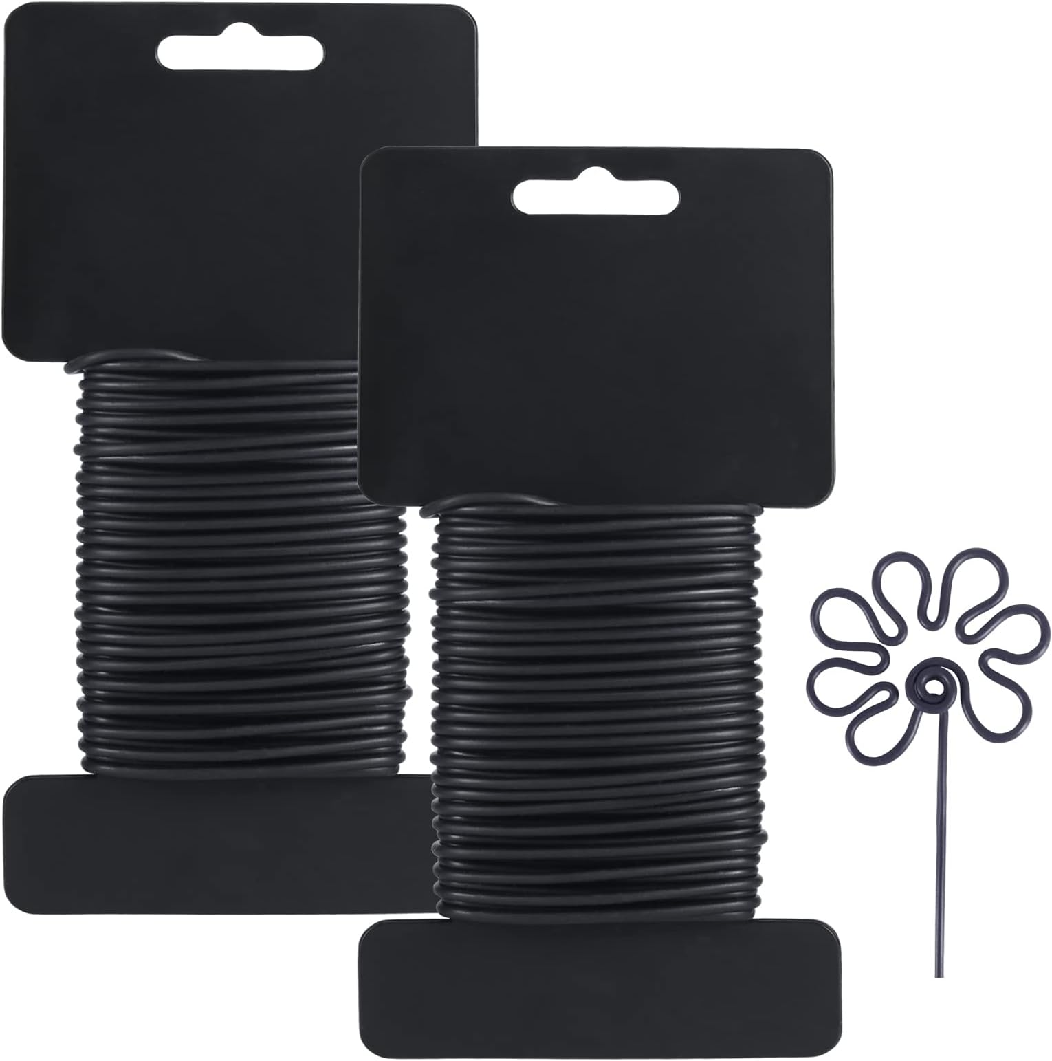 tenn well Green Garden Wire, 328 Feet Plant Ties Wire with Cutter for ...