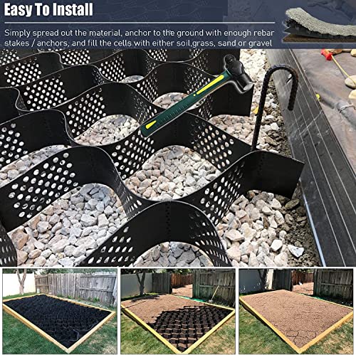 RAN Garden Retaining Wall Grid Stabilizer Permeable Geogrid Ground Grid ...