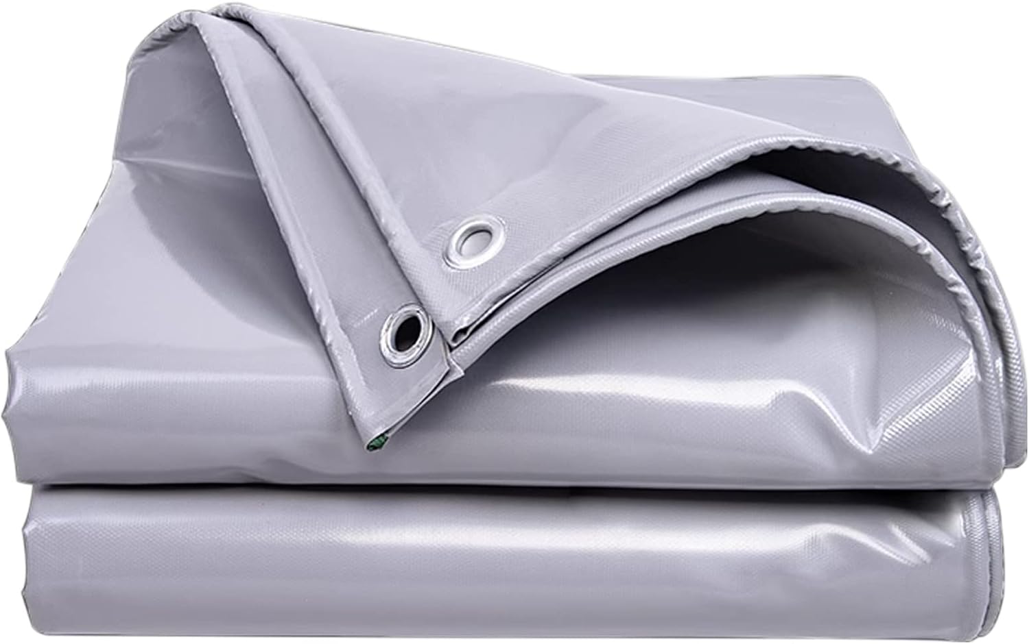 Amazon.com: Gaommini Grey Waterproof Tarpaulin Heavy Duty Tarp ...