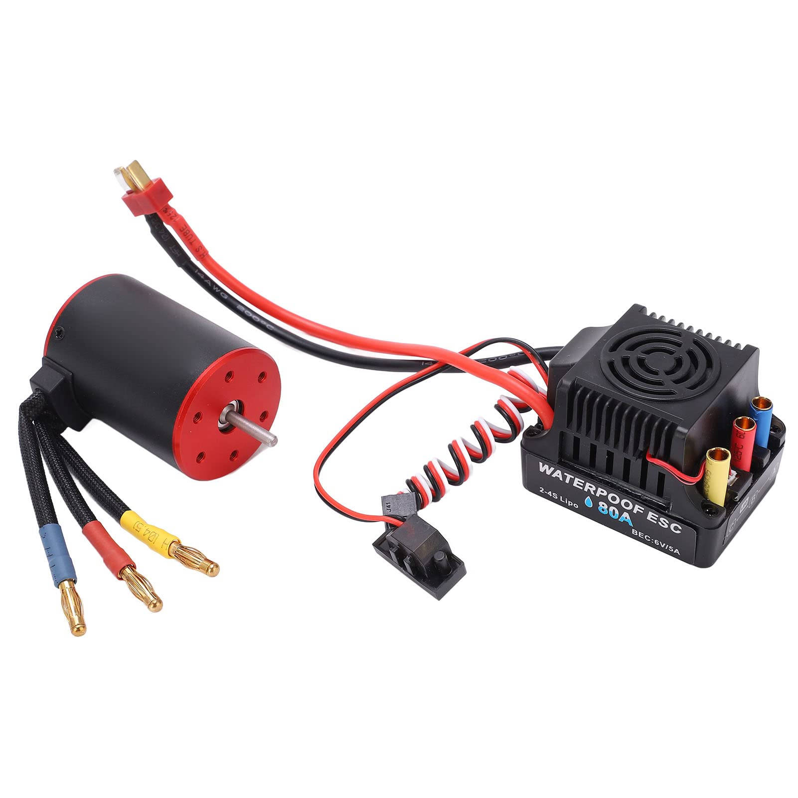 Buy RC Motor and ESC, Ultra Thin Stator Lamination 80A ESC Brushless ...