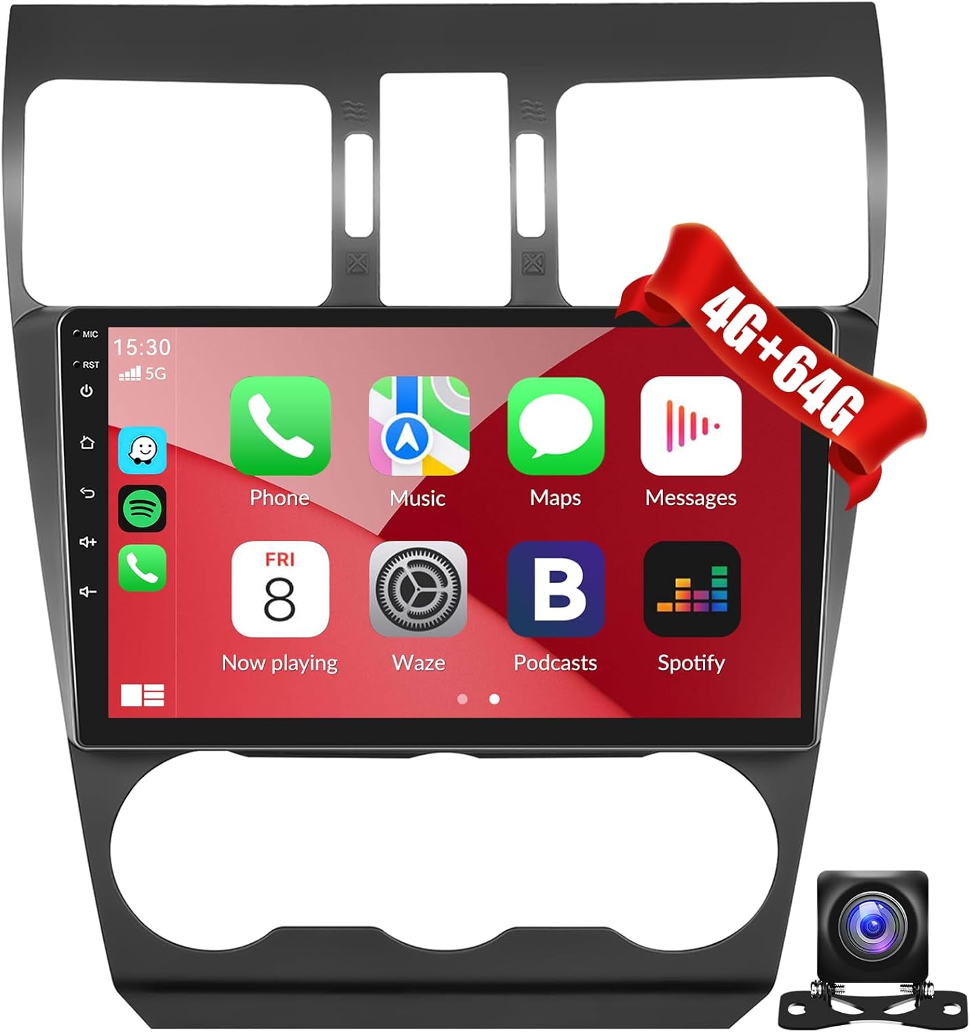 Amazon.com: 4G+64G Car Stereo Radio for Subaru Forester 2016 2017 2018 ...