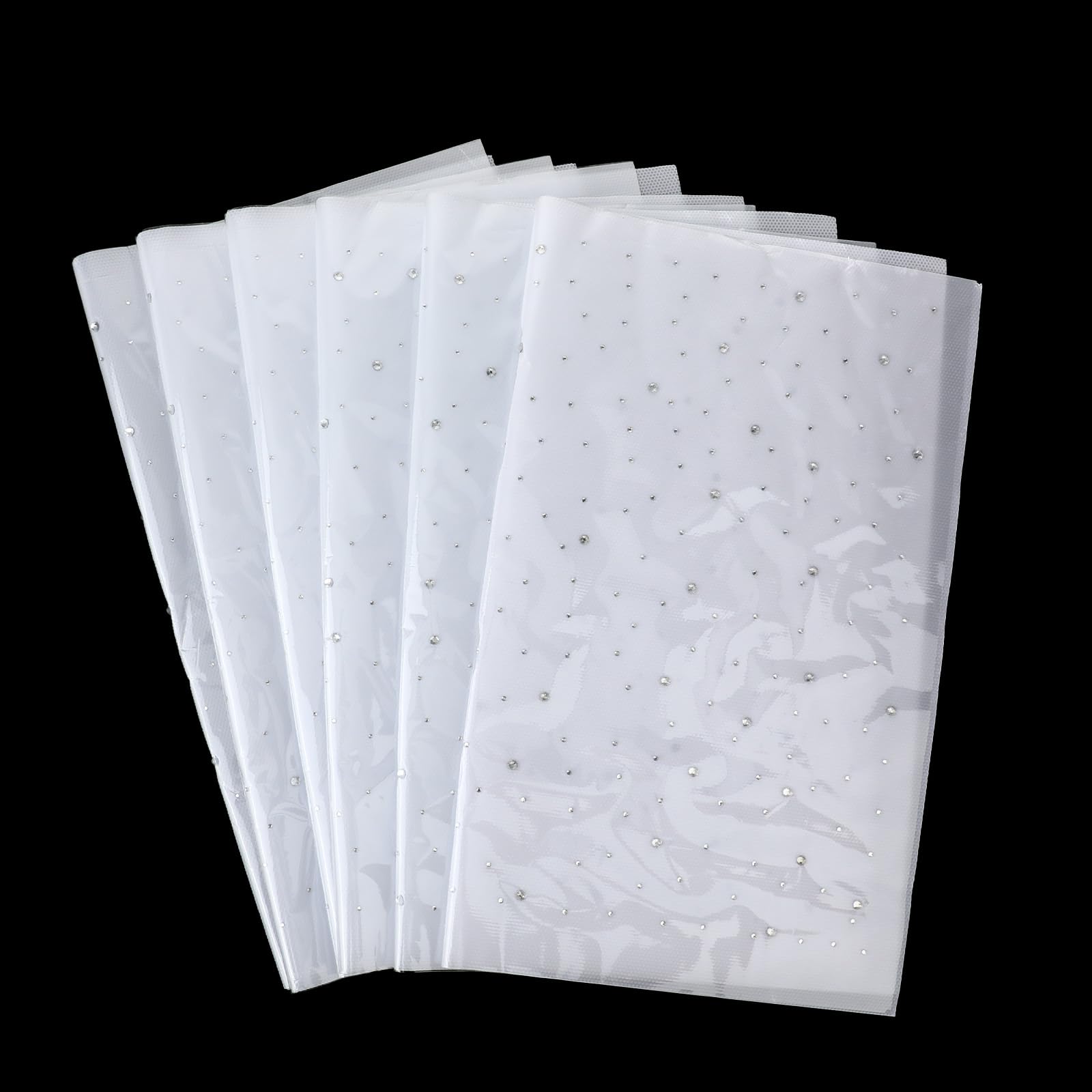 Amazon.com: 6 Sheet Iron on Rhinestone Sheets Transfers for Clothing ...