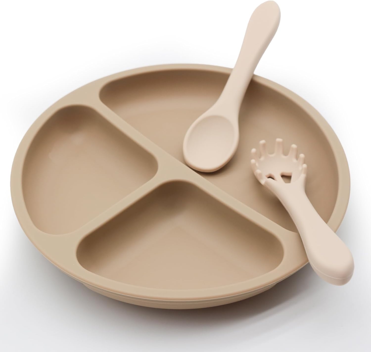 Amazon.com: MQGX Toddler Plates Set 3 Pack, Suction Plates for Baby ...