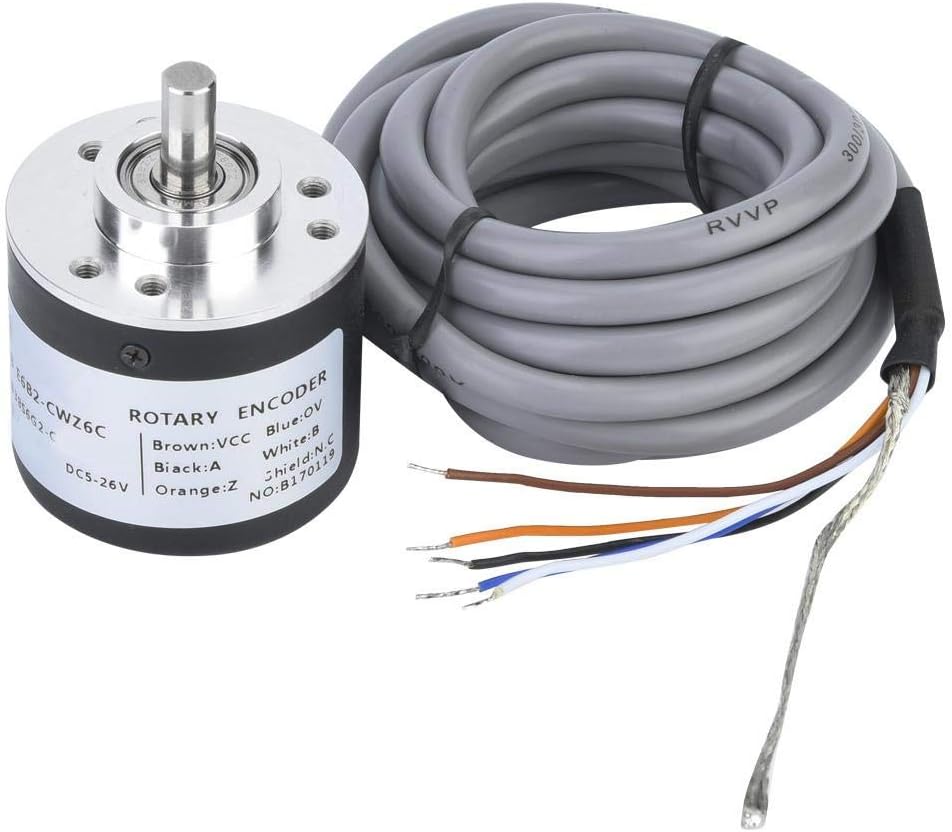 Codeur Rotatif incrémental avec 3 vis, codeur Universel DC5~26V, codeur ...