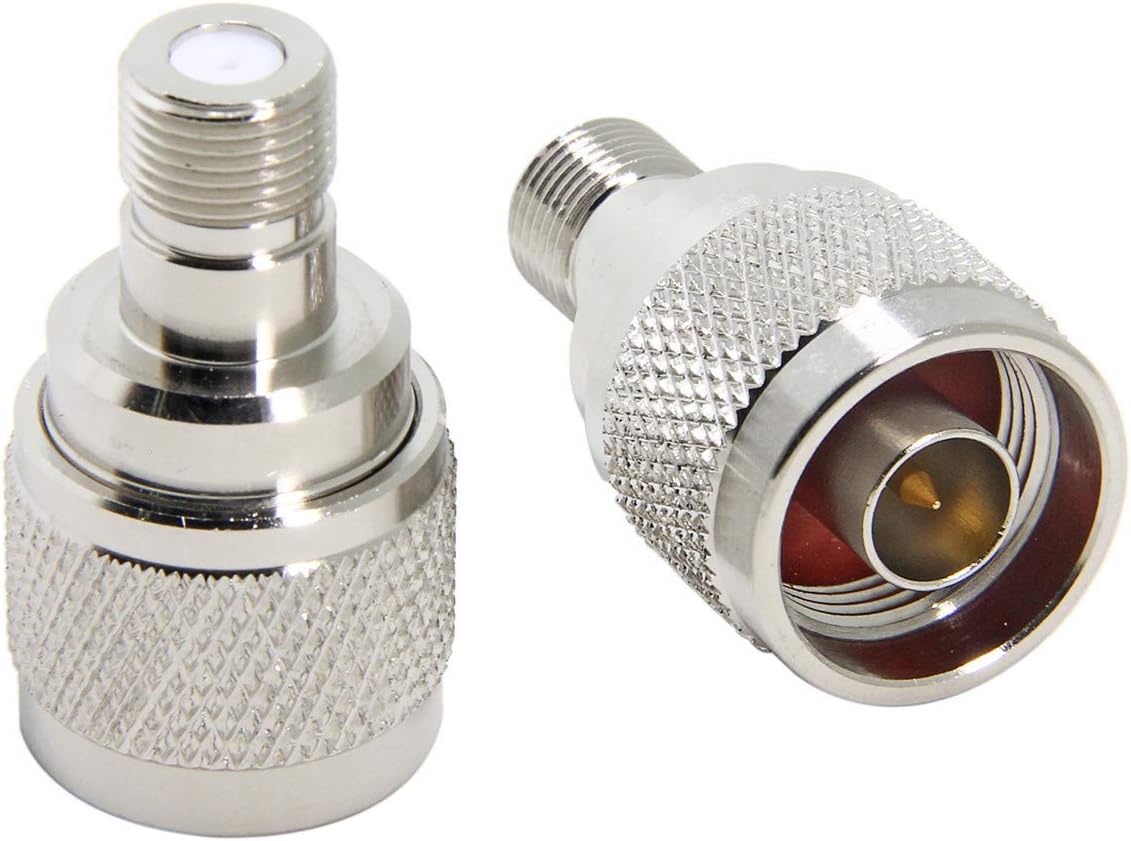 Amazon.com: supmory F to N Adapter F Female to N-Type Male Coax Adapter ...