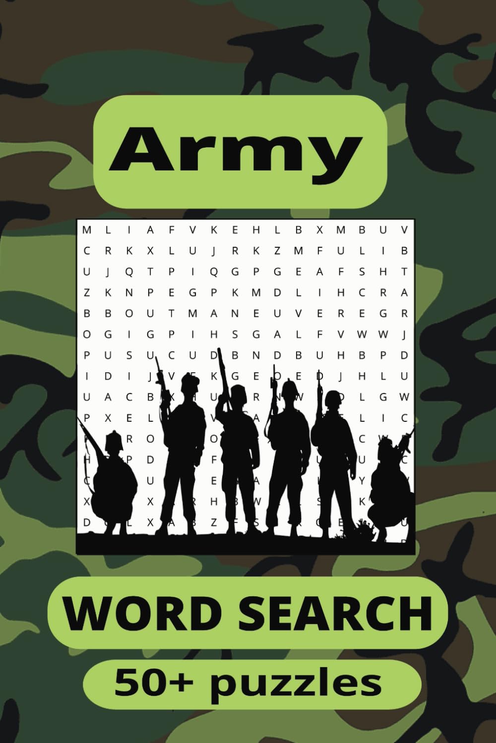 Army word search puzzle book: "Army Word Search: Military Puzzles for ...