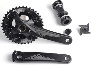 Amazon.com : PROWHEEL Hollowtech II Spindle Interface MTB Crankset,11 ...