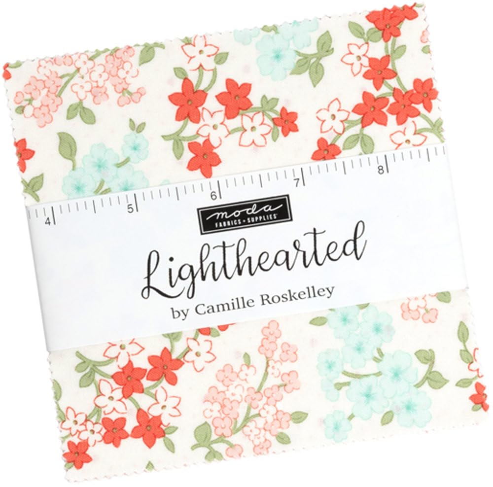 Amazon.com: Lighthearted Charm Pack by Camille Roskelley; 42-5" Precut ...