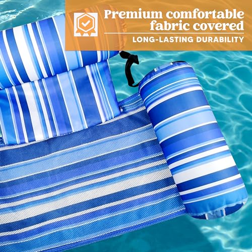 Snapklik.com : Sloosh Pool Floats Chairs Adult, 2 Packs Inflatable Pool ...