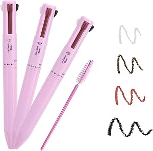 4 in 1 Touch Up Makeup Pen - Eyebrow Pencil, Eyeliner, Lip Liner ...