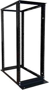 Amazon.com: RAISING ELECTRONICS 27U 4 Post Open Frame Server Rack 19inch Adjustable Depth 25inch ...