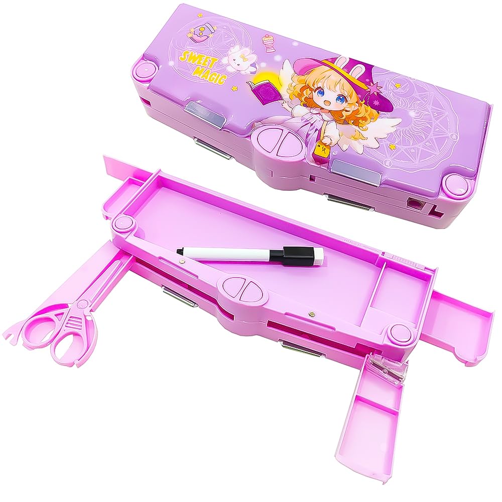 Amazon.com: LilyBeauty Pop Up Multifunction Pencil Case for Girls and ...