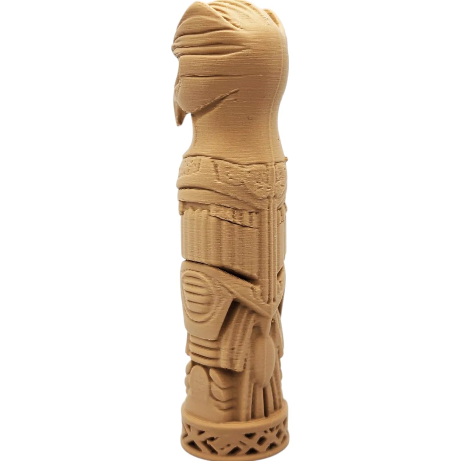 Totem Falcao Top Haida Totem Pole Hawk Moon Stock Photo 15474703