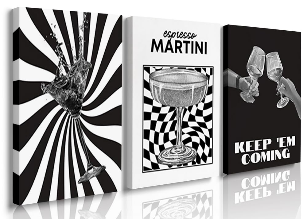 Retro Cocktail Party Art