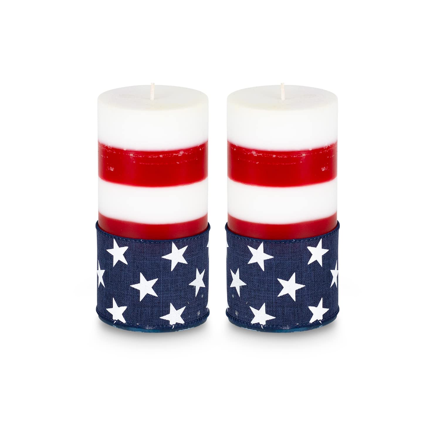Amazon.com: American Flag Scented Candles 4th of July Decor US Army ...
