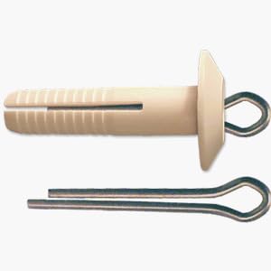 Amazon.com: 1" Nylon Anchor w/Split Pin : Industrial & Scientific