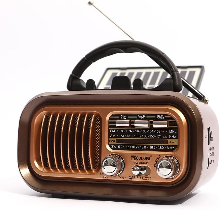 Select Sound Radio Retro Bluetooth Klaxon Análogo Vintage FM Recargable ...