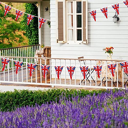 20M Union Jack Bunting Flags UK Britain England Flag String Indoor ...