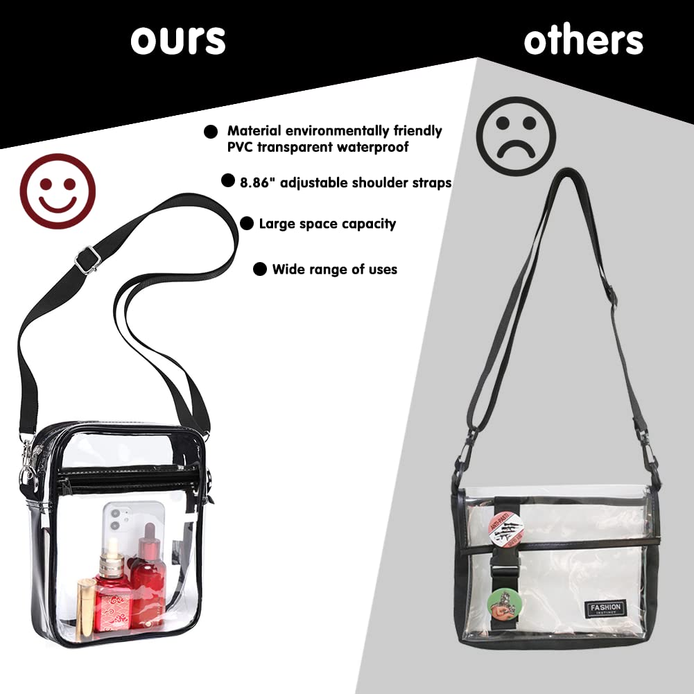 Snapklik.com : Concert Approved Clear Bag,Clear Crossbody Bag For ...
