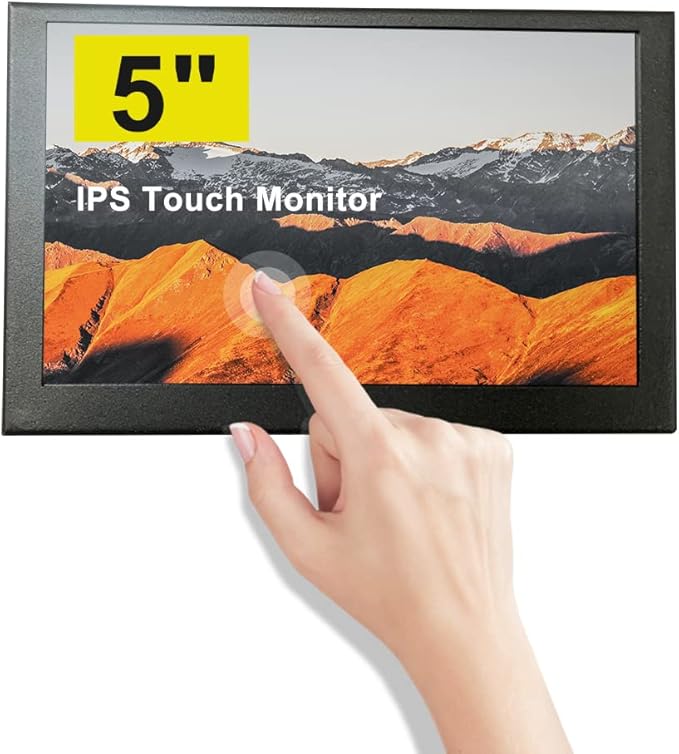 Amazon.com: LESOWN Mini Monitor HDMI 5 inch IPS Small Monitor Portatil ...