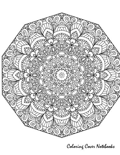 Coloring Cover Sketchbook (Decagon): Sketchbook for sketching, drawing ...