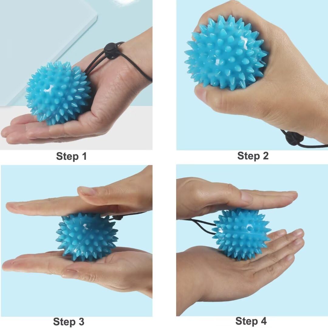 Fitbeast Hand Grip Strengthener Cheers.US Hand Therapy Ball Finger Ball ...