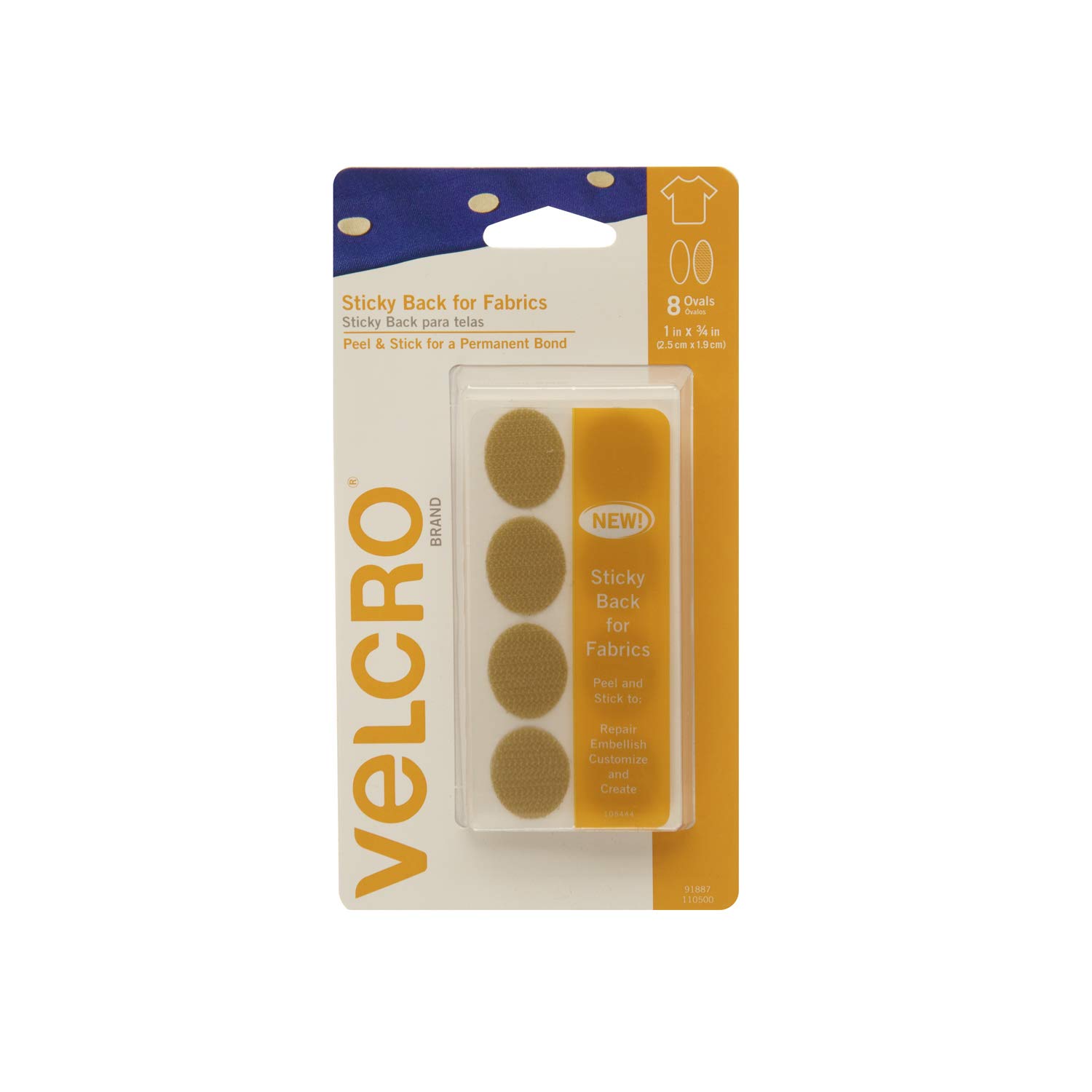 Snapklik.com : VELCRO Brand For Fabrics Permanent Sticky Back Fabric ...