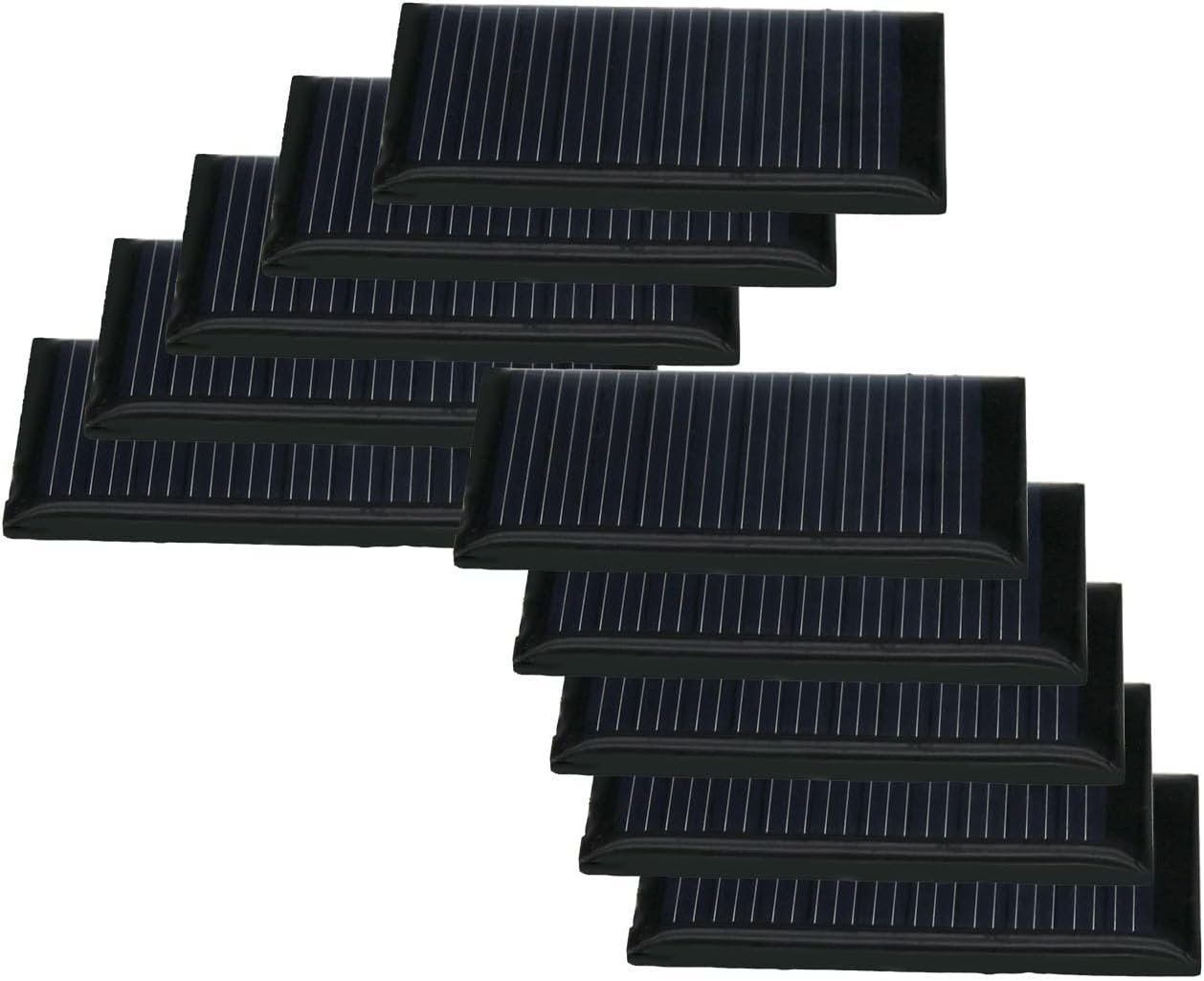 Amazon.com : 10Pcs Mini Solar Panels for Solar Power, 5V 30mA Mini ...