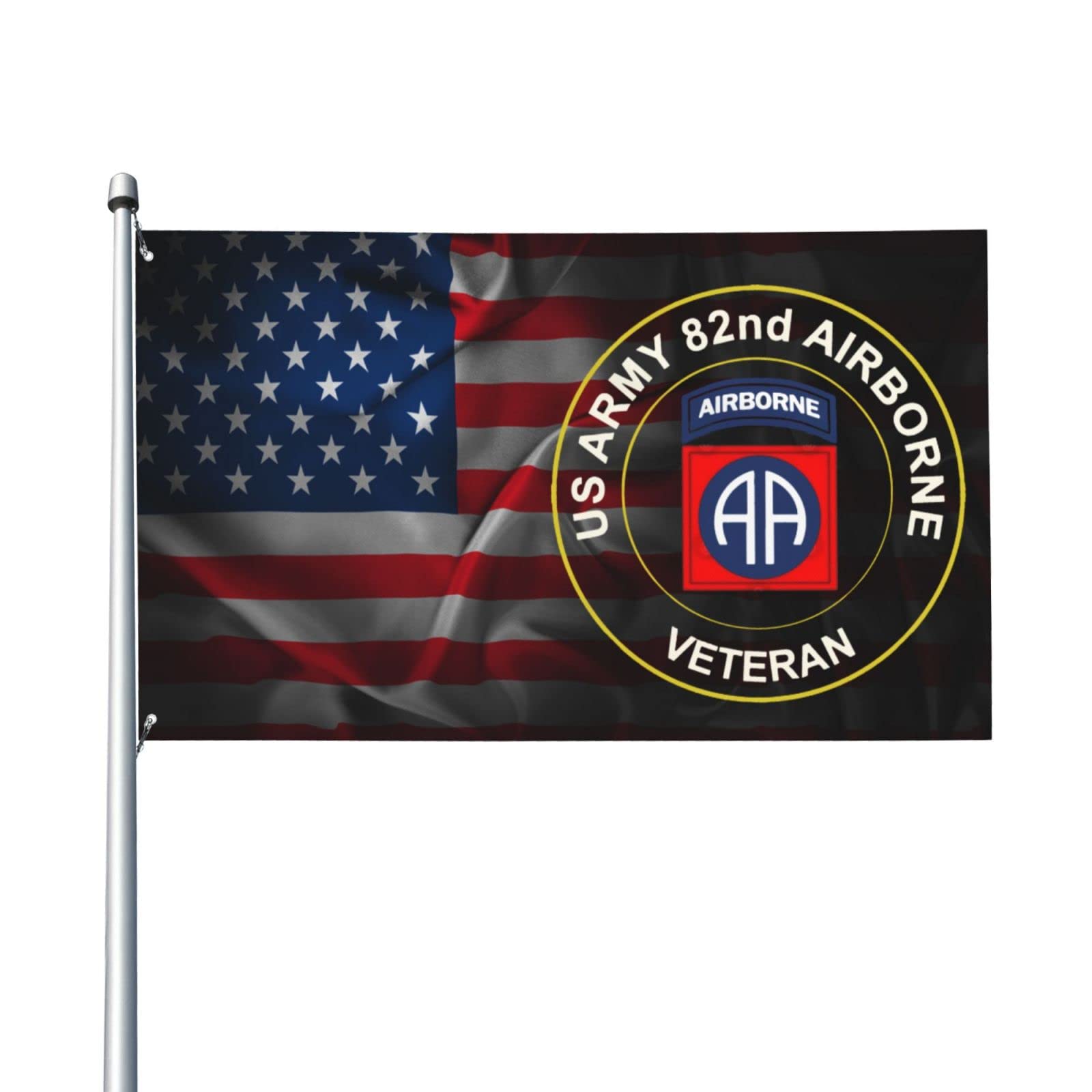82nd Airborne Wings Flag 82nd Airborne Division 82 ABN Insignia Over