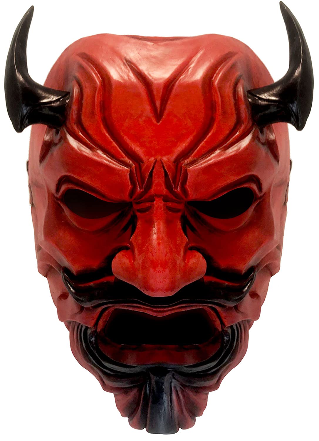 Samurai Assassin Latex Mask Full Face Halloween Ninja Ghost Hannya ...