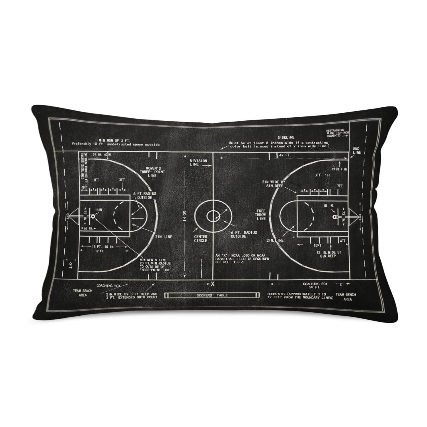 Amazon.com: Asminifor Sports Pillow Covers Cotton Linen Standard ...