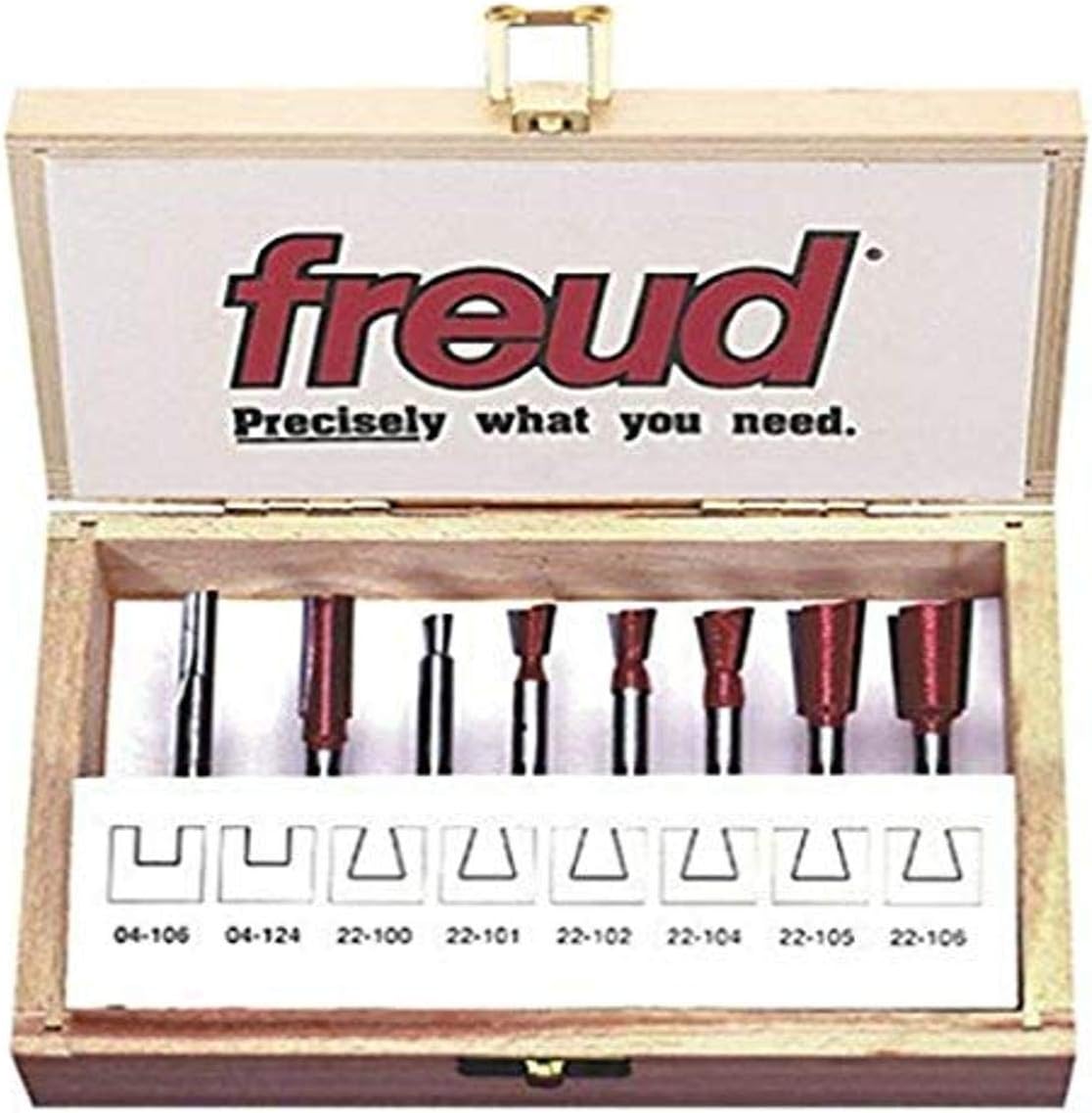 Freud 96-100: 8 Piece Bit Sets For Incra Jig¨ with 1/4" shank - Joinery ...