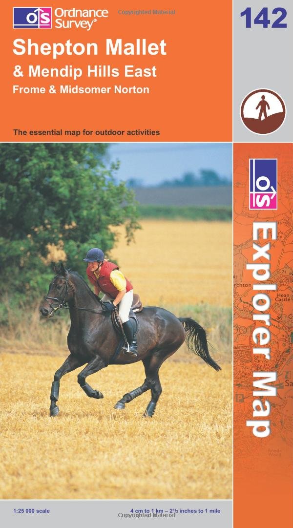 Buy Shepton Mallet and Mendip Hills East: Sheet 142 (OS Explorer Map ...