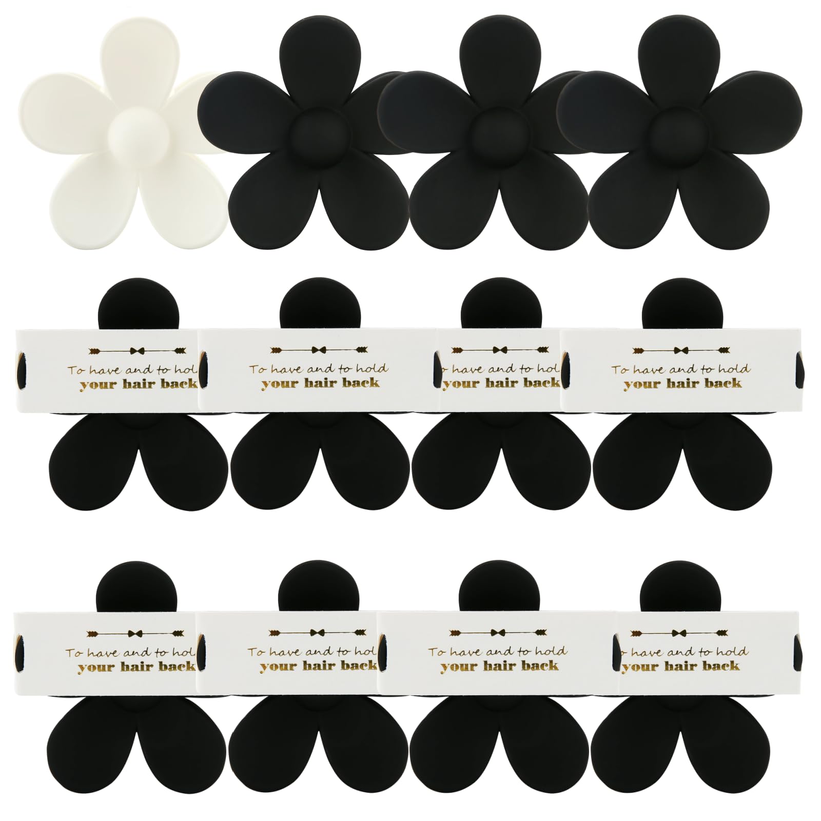 Amazon.com: Bridesmaid Proposal Gifts: Large Matte Claw Clip Hair Claws ...