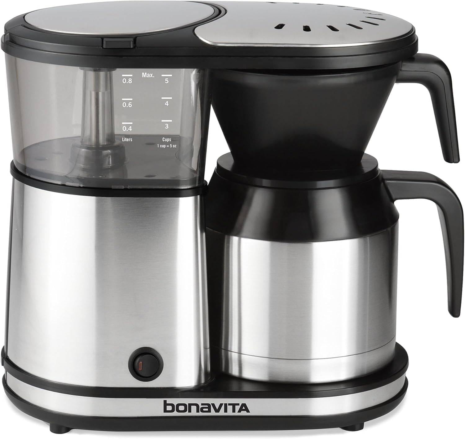 Amazon.com: Bonavita 8 Cup Drip Coffee Maker Machine, One-Touch Pour ...