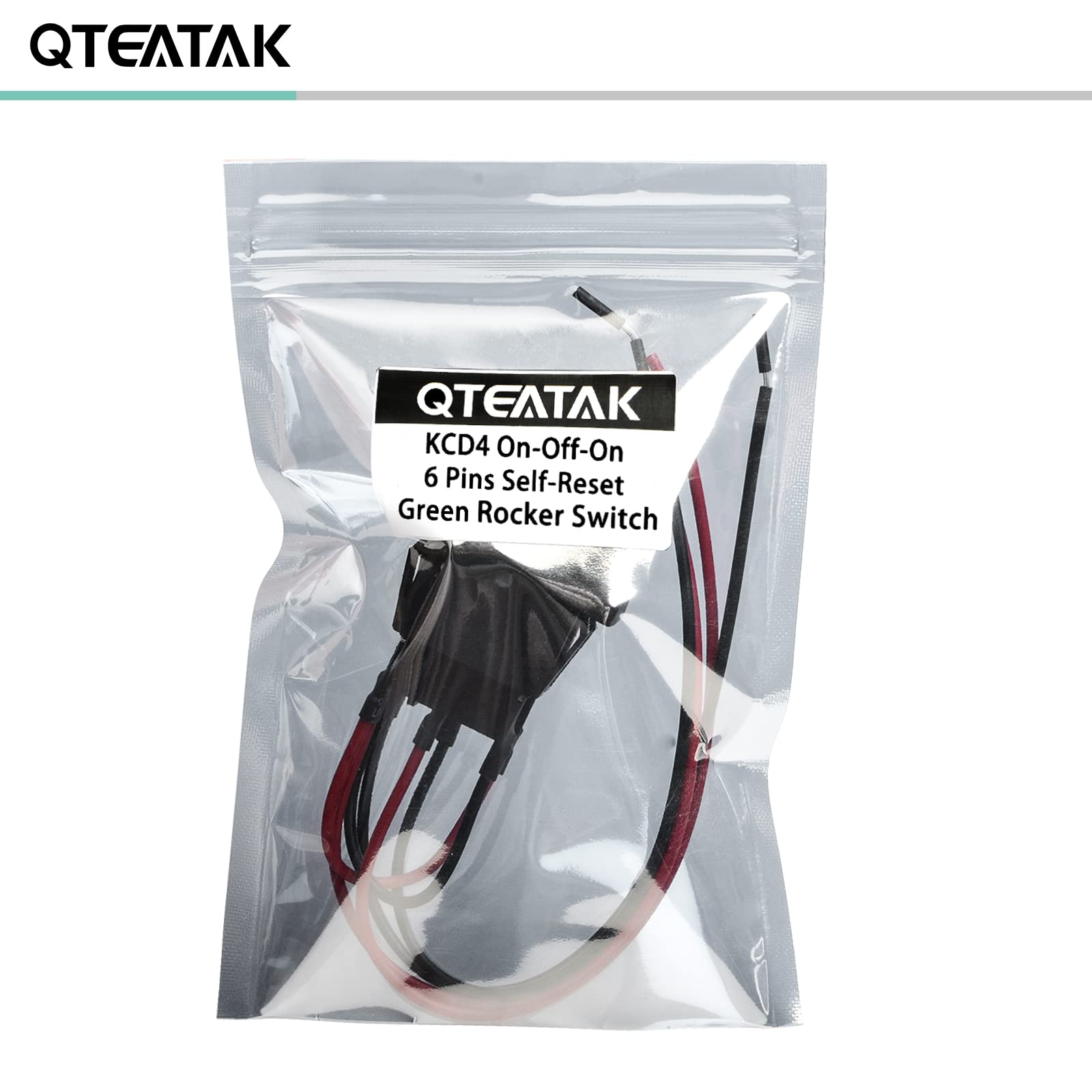Snapklik.com : QTEATAK DC 12V 10A 6 Pin 3 Position (ON)-Off-(ON) AC ...