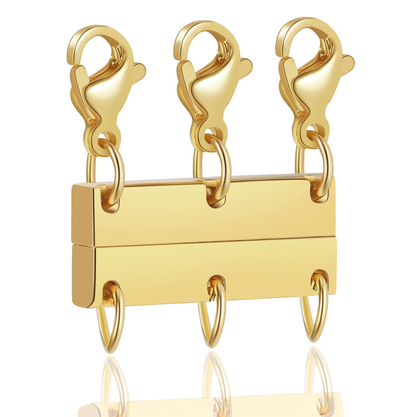 Amazon.com: Necklace Layering Clasps Gold Necklace Separator for ...