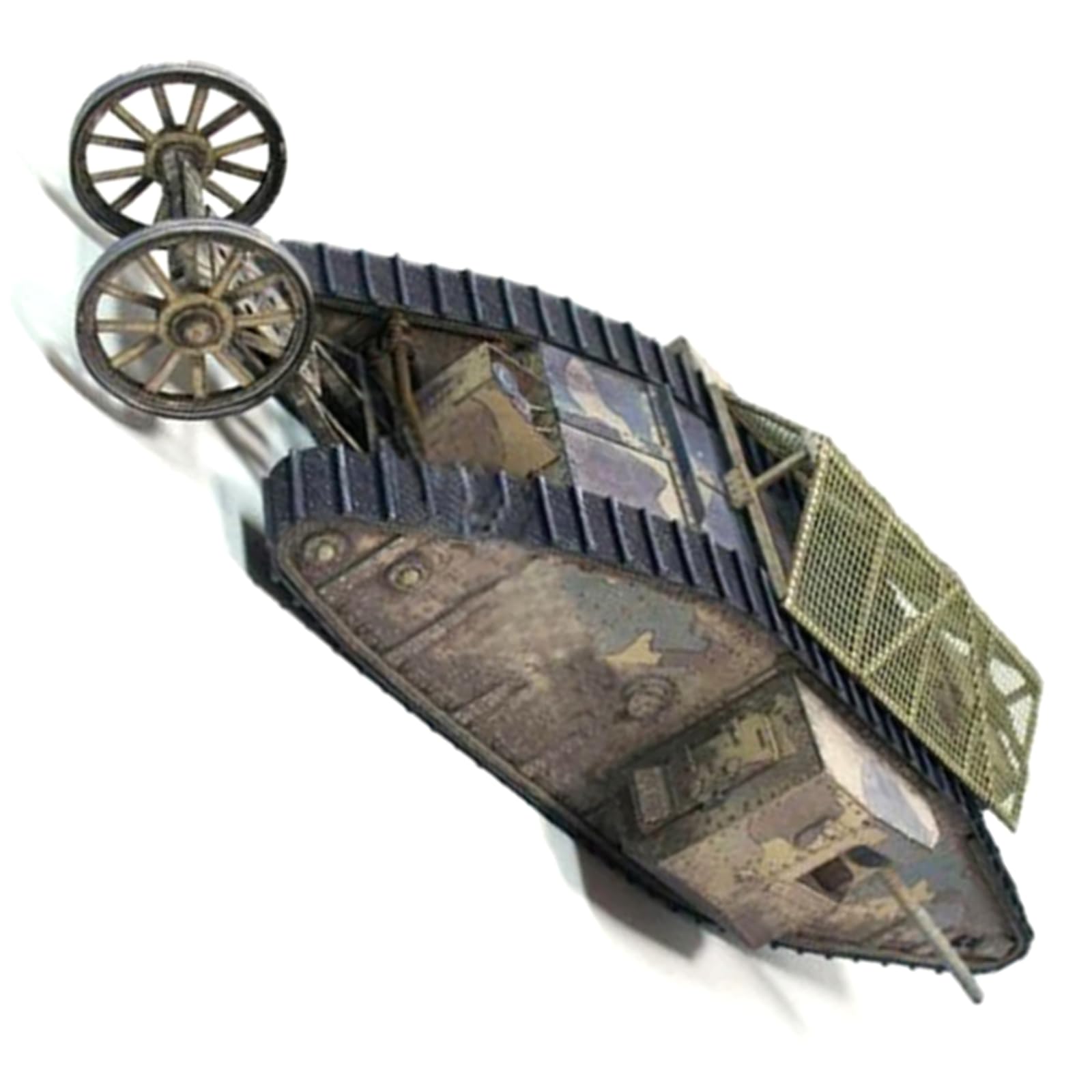 Amazon.com: 1/35 Scale WWI British Mark.I Male Tank 3D Paper Model ...