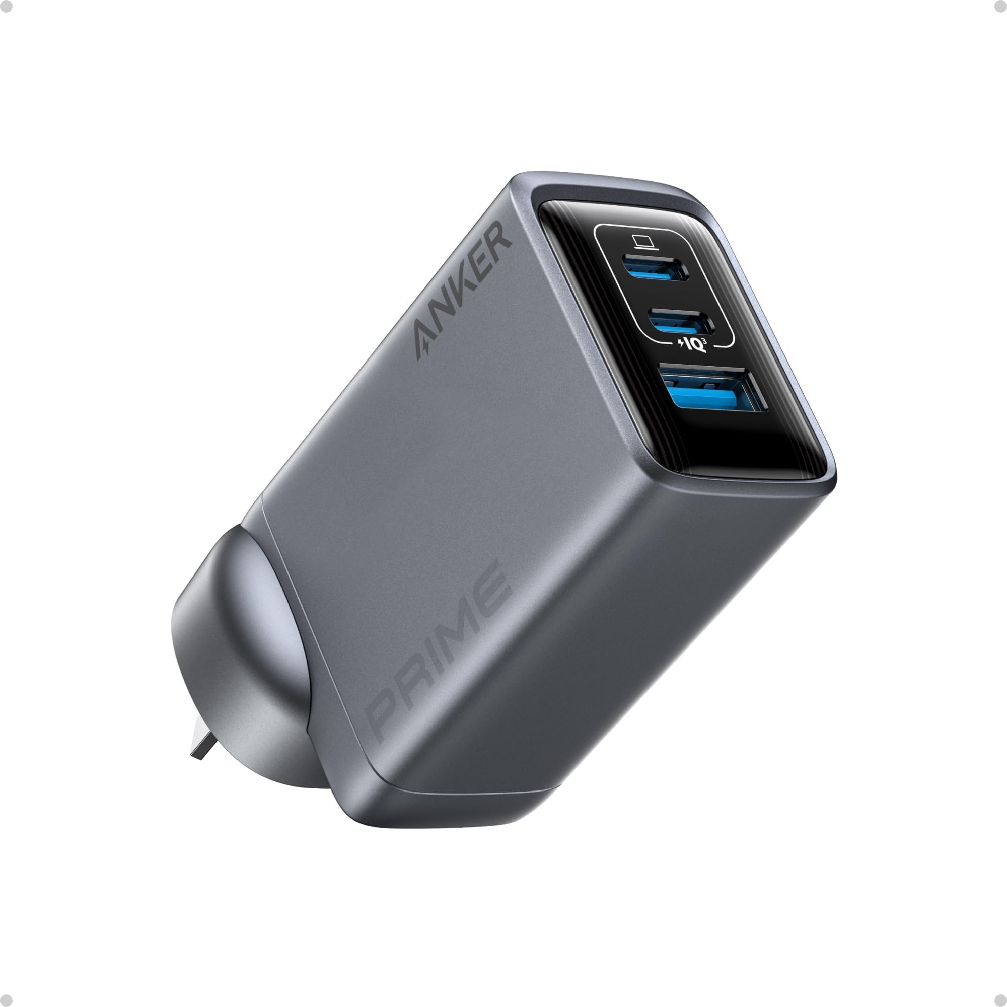 Anker USB C Charger, 543 Charger (65W II), PIQ 3.0 & GaN 4-Port Slim ...