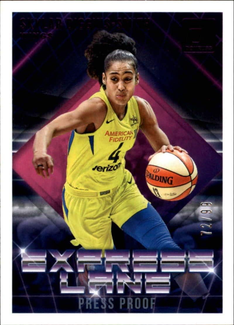 Amazon.com: 2019 Donruss WNBA Express Lane Press Proof Purple #8 Skylar ...