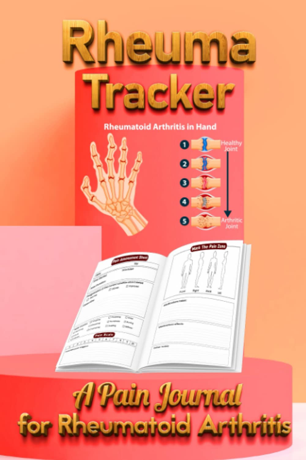 Amazon.com: Rheuma Tracker A Pain Journal For Rheumatoid Arthritis ...