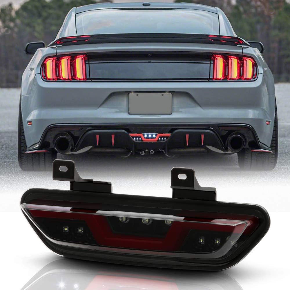 Amazon.com: ACANII - For 2015-2021 Ford Mustang Black Housing Smoked ...