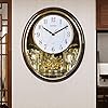 Amazon.com: YUNTIMESS Melody & Chime Motion Wall Clock with Rotating ...