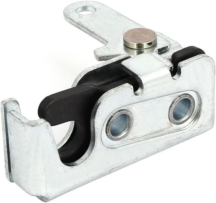 uxcell Door Panel Metal Concealed Rotary Latch Lock Left Hand Silver ...