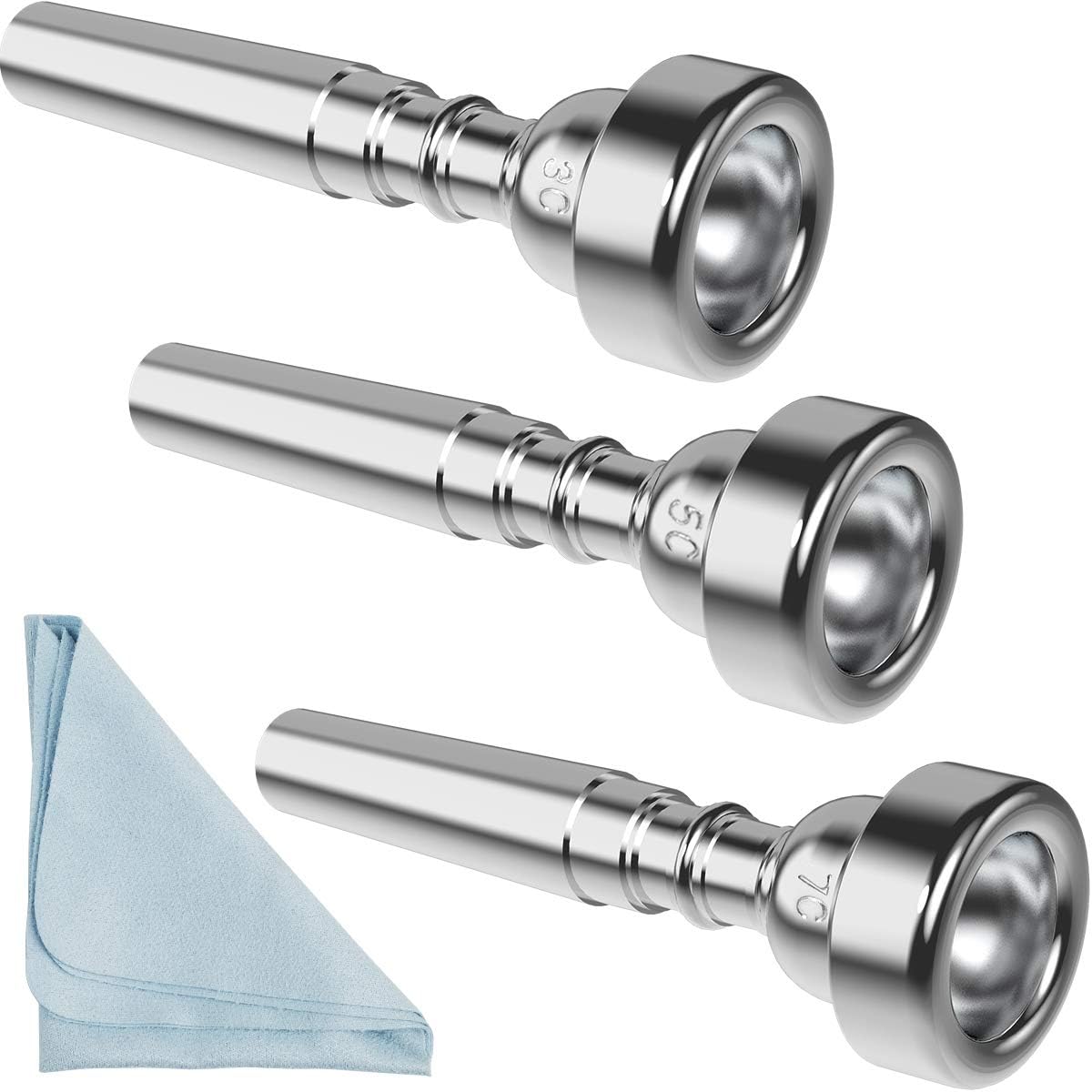 Amazon.com: Glory Professonal Silver Plated Alto Trombone Mouthpiece ...