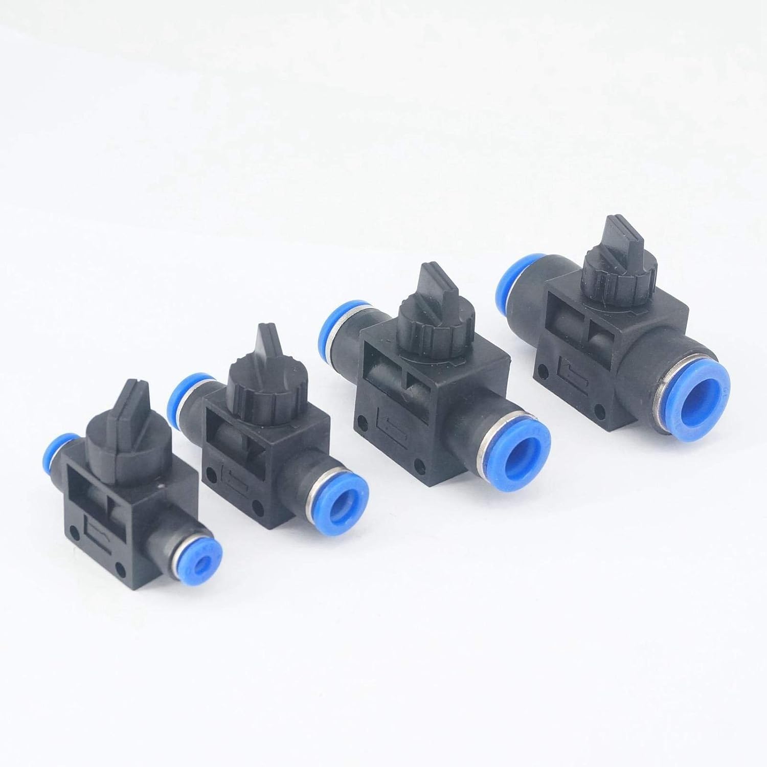 Pipe Fitting Fit Tube O/D 4/6/8/10/12mm Pneumatic Ball Valve Hand Shut ...