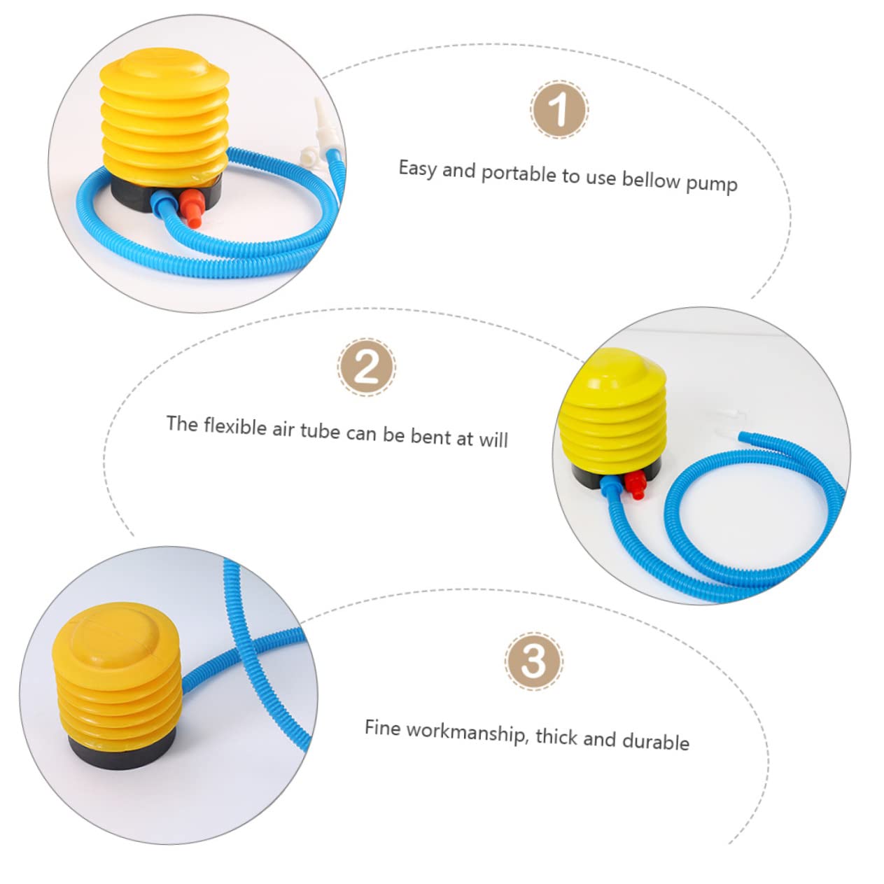 PVC Inflatable Pump Kokiya Foot Pump For Inflatables | Portable PVC ...
