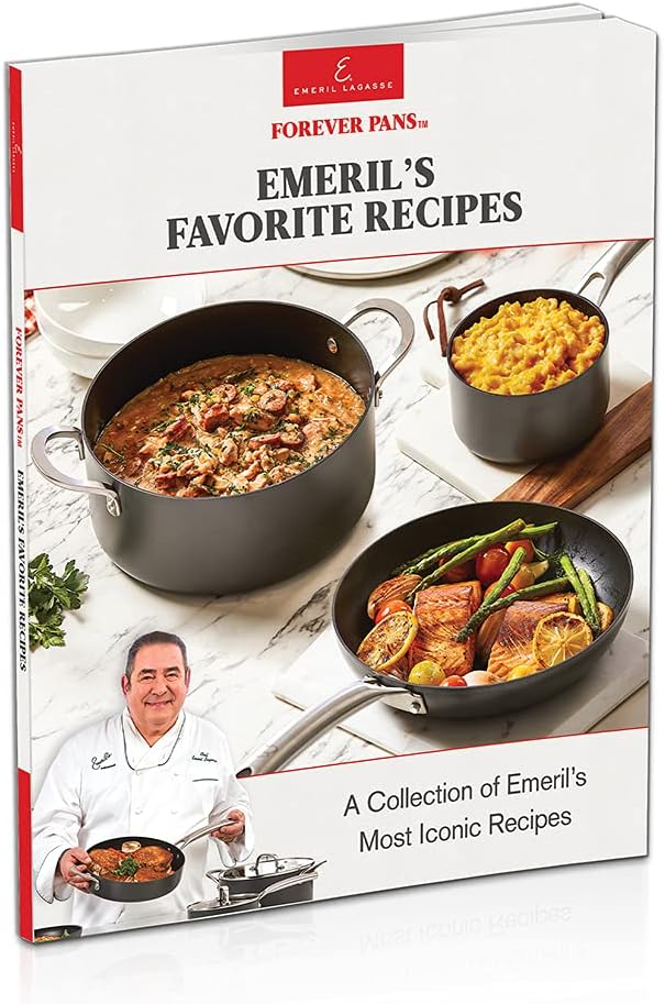 Buy Emeril Everyday Forever Pans Hard-Anodized Cookware, 10-Piece Pots ...