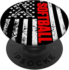 Amazon.com: US American Flag Sports Patriotic Fastpitch Softball ...