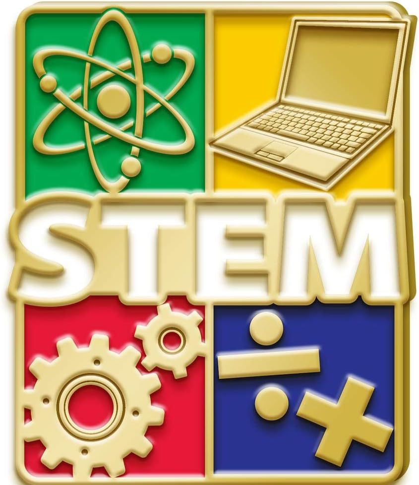 Amazon.com: STEM Pin, STEM Science Lapel Pin Button : Sports & Outdoors
